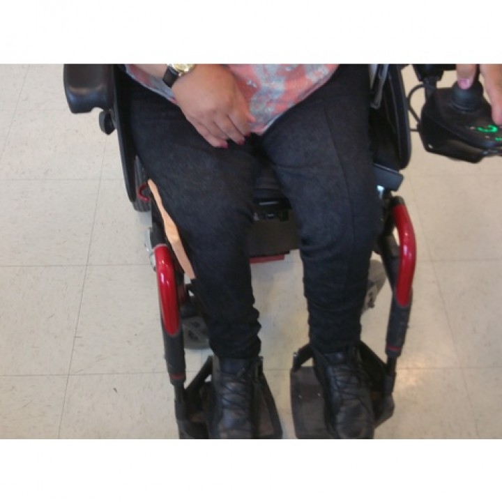 3D Printable Lateral Leg support for Wheelchair by Gabriela Alejandra ...