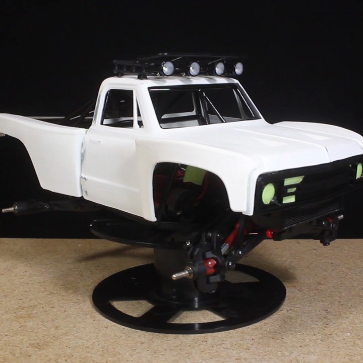 3D Printable 1/12 RC 72 Chevy Prerunner Bedside Pieces by Make It RC