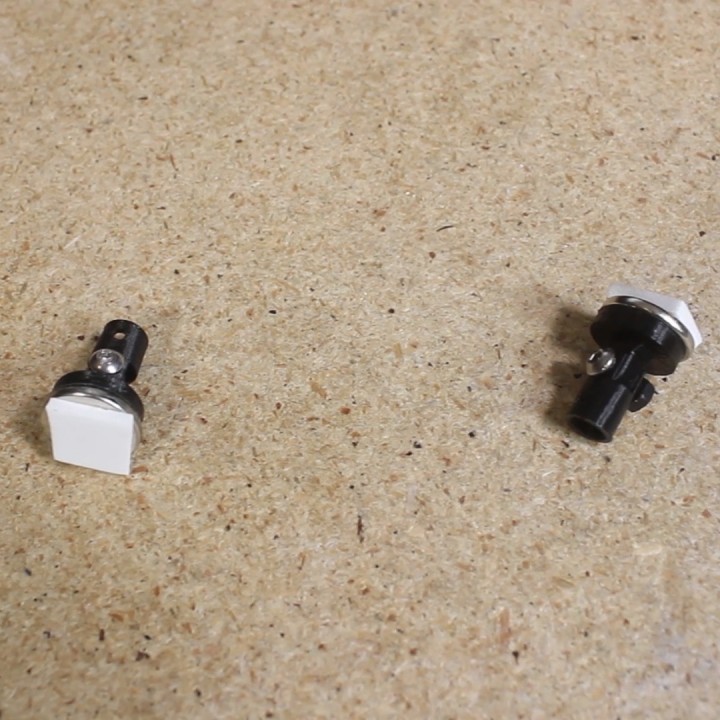 3D Printable 15mm Magnetic Body Mounts for 1/10 Scale RC Cars and ...