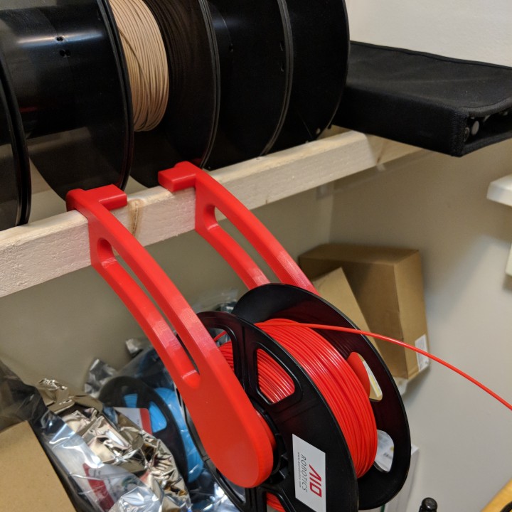 3D Printable Spool Holder Adjustable by Tony Howe