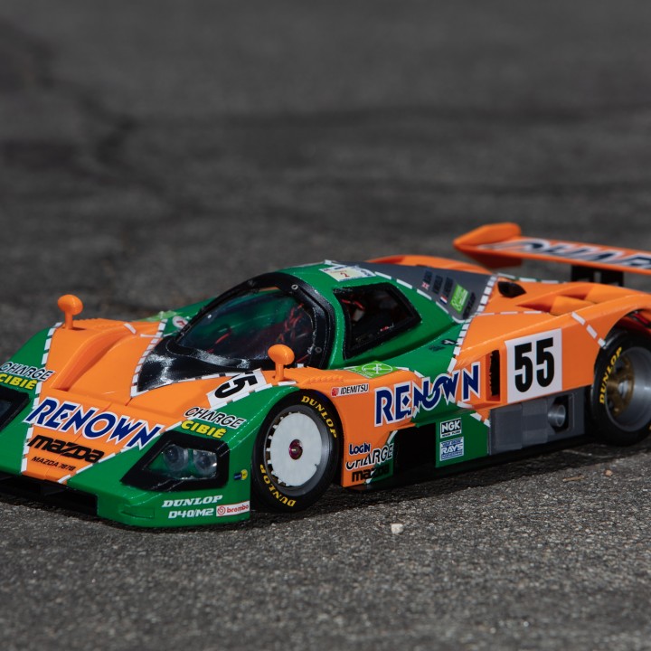 3D Printable 1991 Mazda 787B 3d Printed RC Car by Brett Turnage