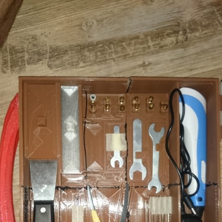 3D Printable Toolbox / Werkzeugkasten for 3D Printer Tools by ottik