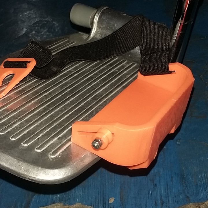 3D Printable Wheelchair Step Strap by Amado