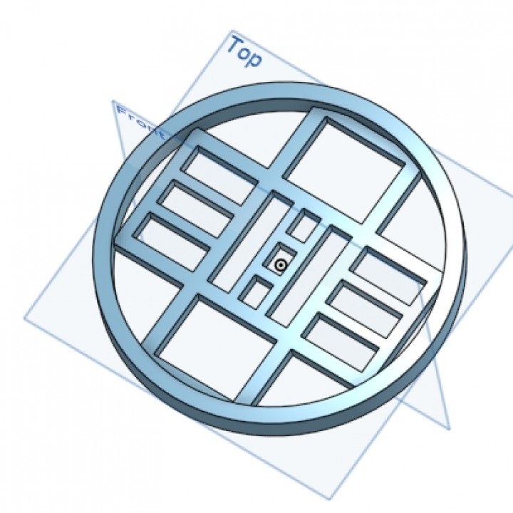 3D Printable Coaster by Paul Leachman