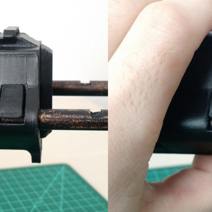 3D Printable PDW kit for Glock 18C AEP (cm030 CYMA) by Paulo Drugos