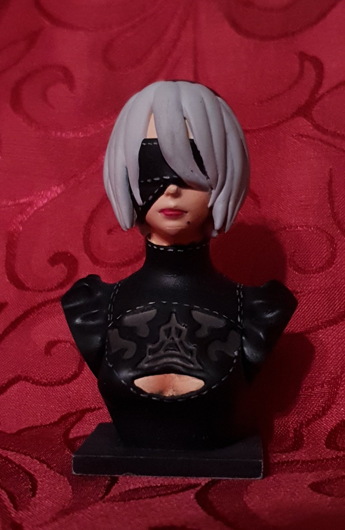 3D Printable Nier Automata 2B Bust by Tanya Wiesner