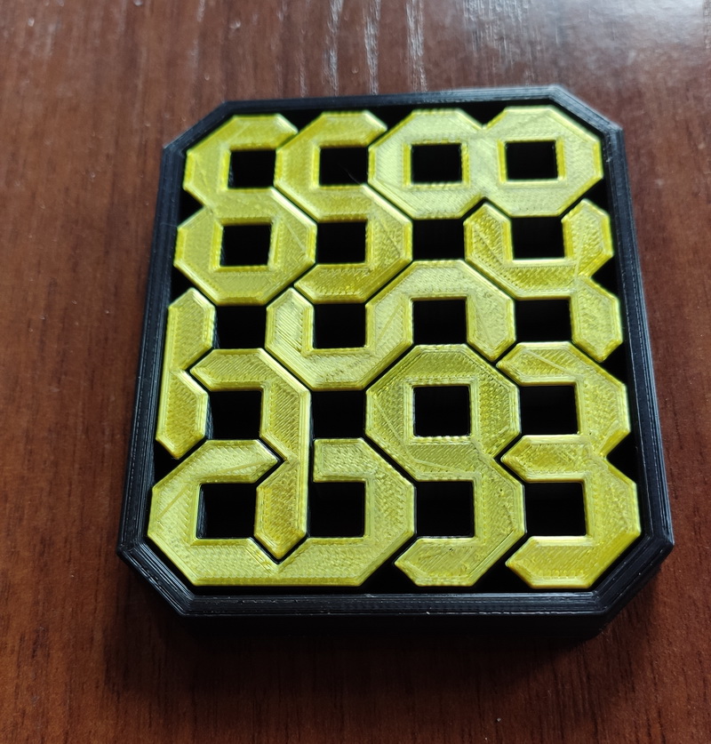 3D Printable 10 Digits Puzzle (Tricky Number Puzzle) by Felix Schuler