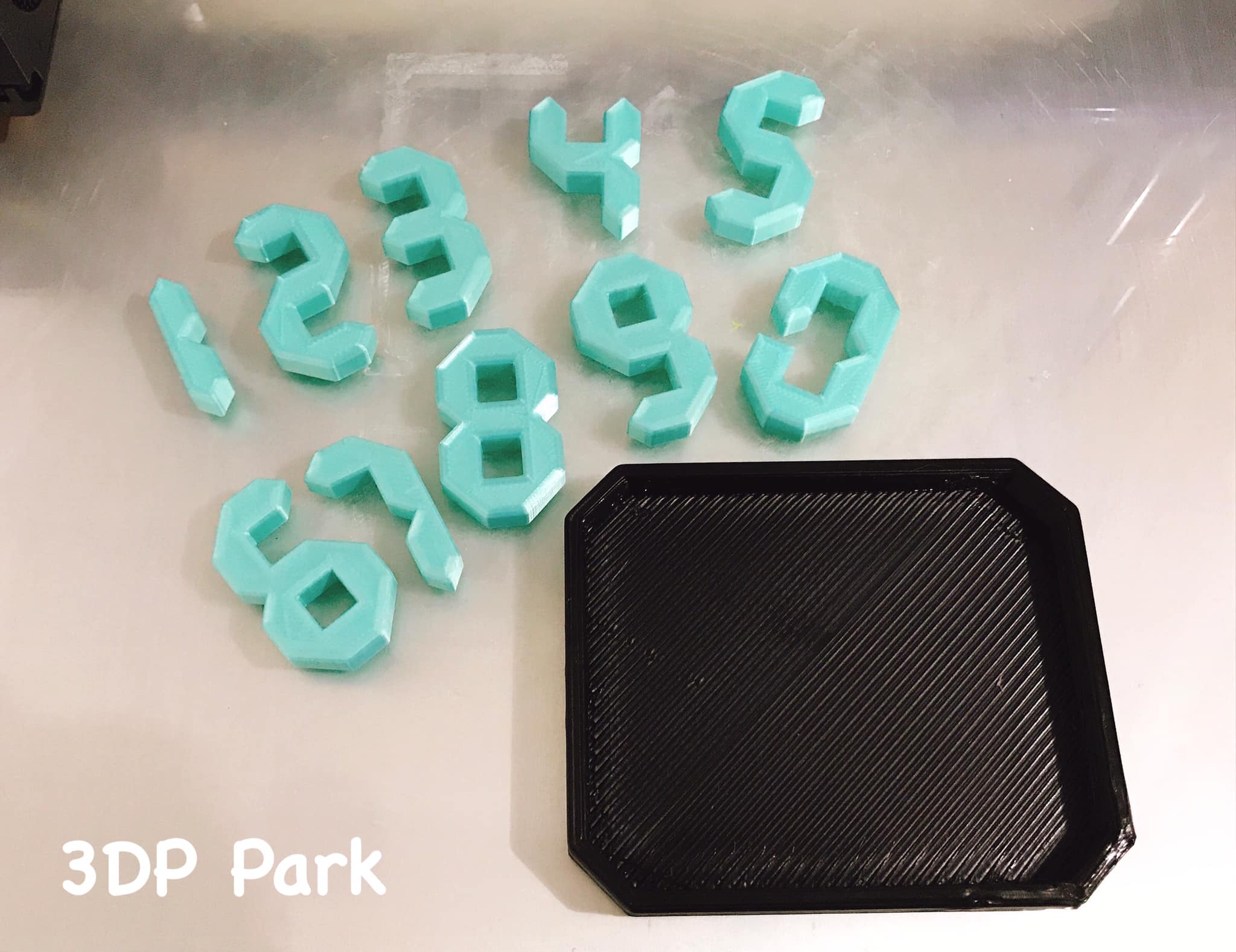 3D Printable 10 Digits Puzzle (Tricky Number Puzzle) by Felix Schuler