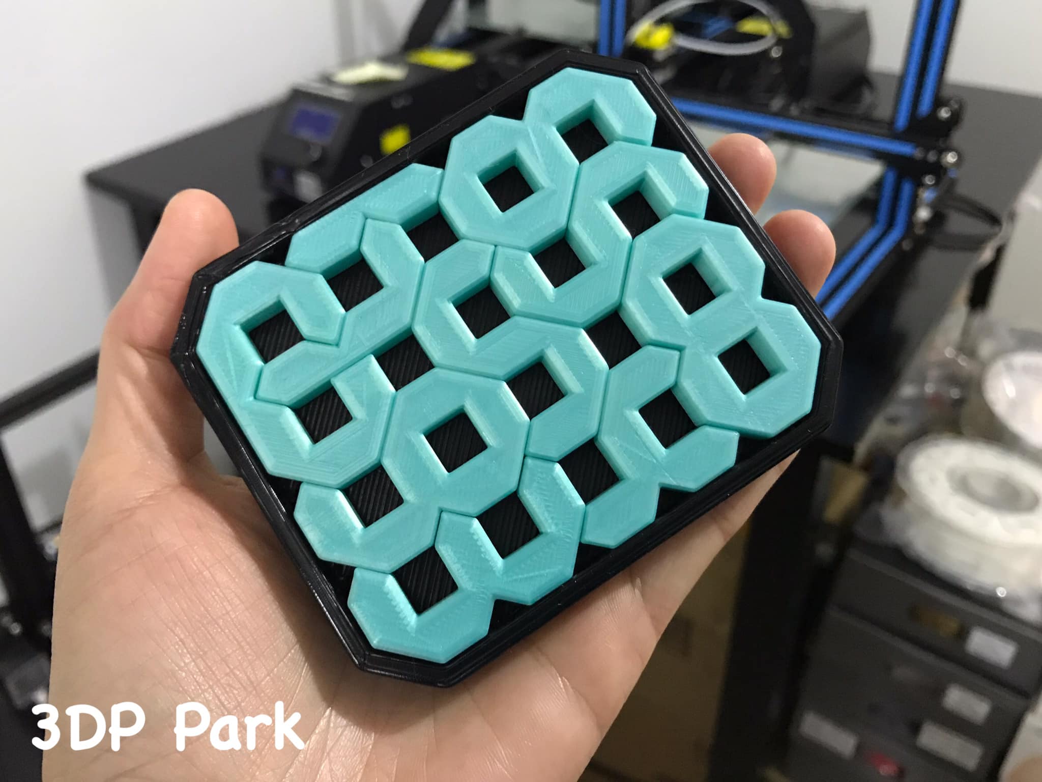 3D Printable 10 Digits Puzzle (Tricky Number Puzzle) by Felix Schuler