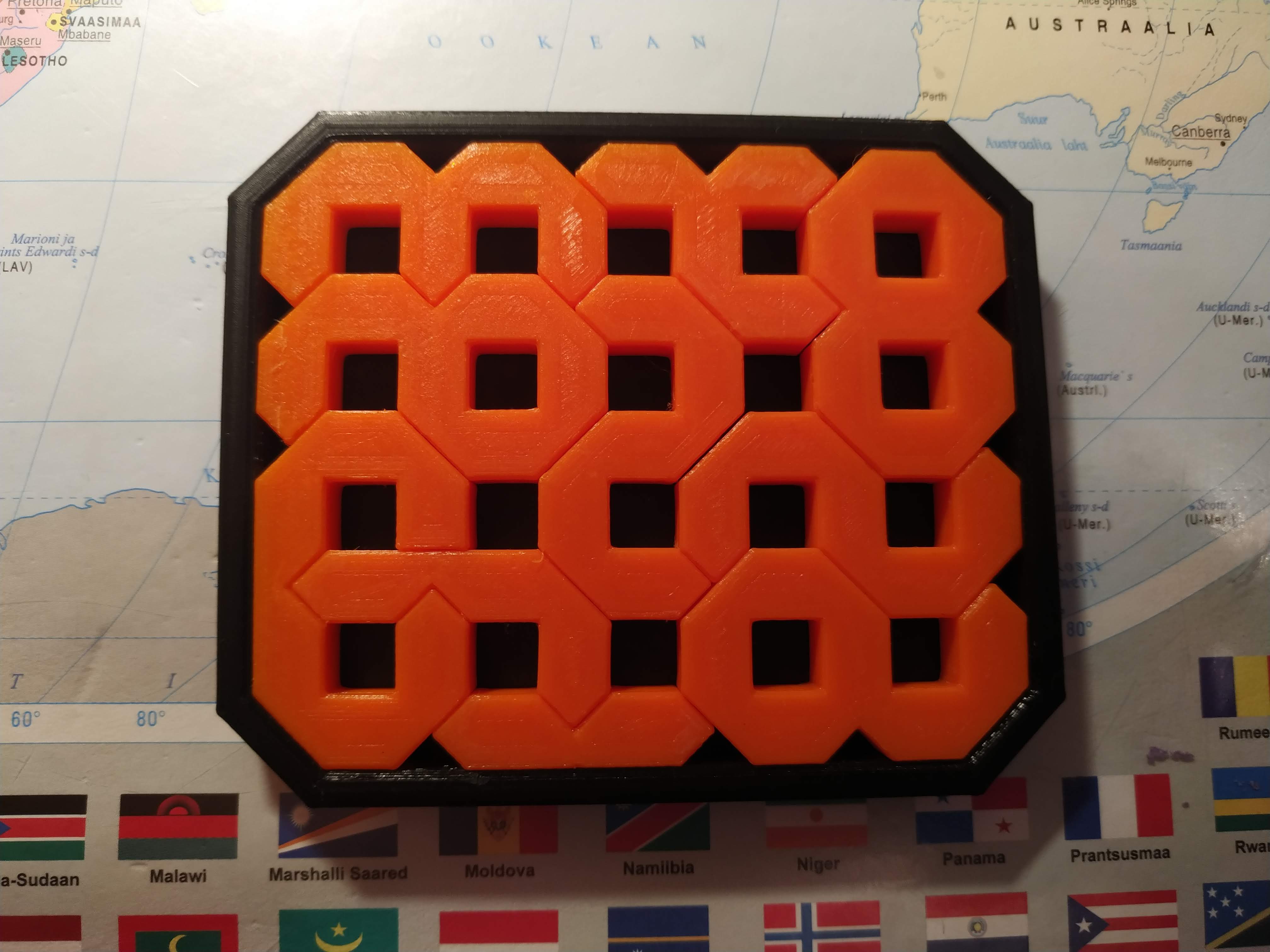 3D Printable 10 Digits Puzzle (Tricky Number Puzzle) by Felix Schuler