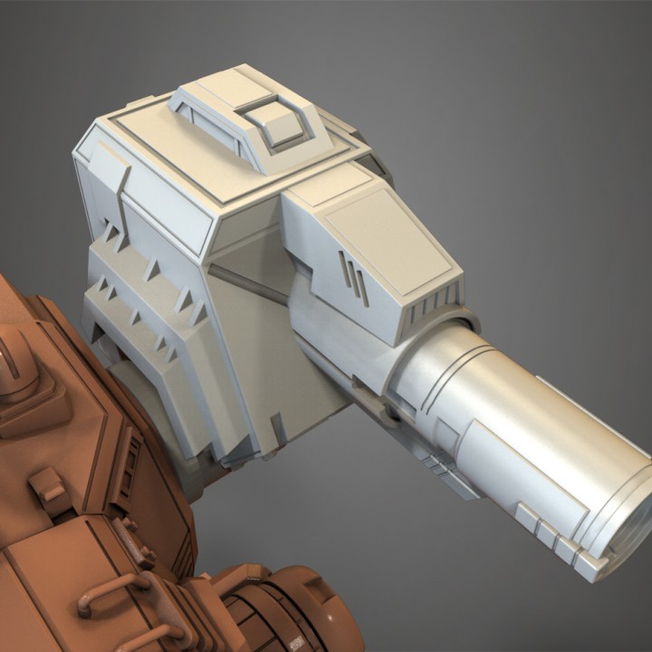 3D Printable Mechwarrior Catapult Assembly Model warfare set by John