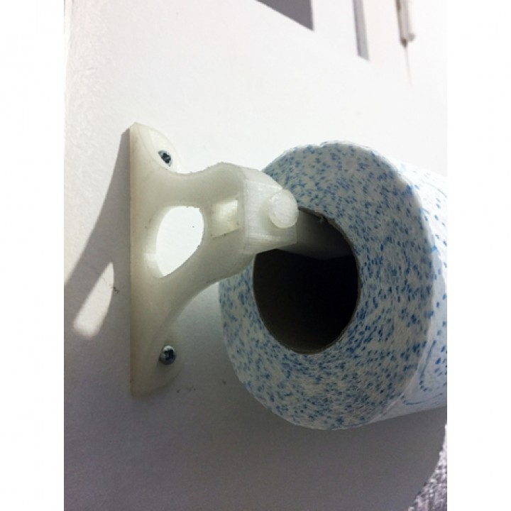 3D Printable Easy Kitchen Paper Holder by Toni Nadal