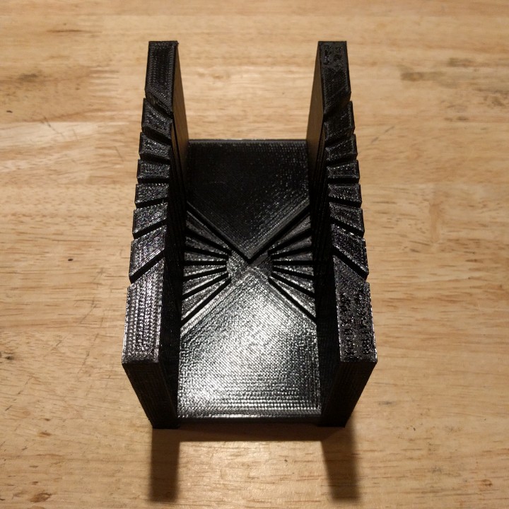 3D Printable Miter box for US 1.5-inch PVC pipe (50mm) by John Berger