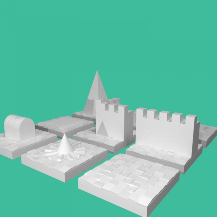 3D Printable Dungeon Tiles by Forty Two Studios