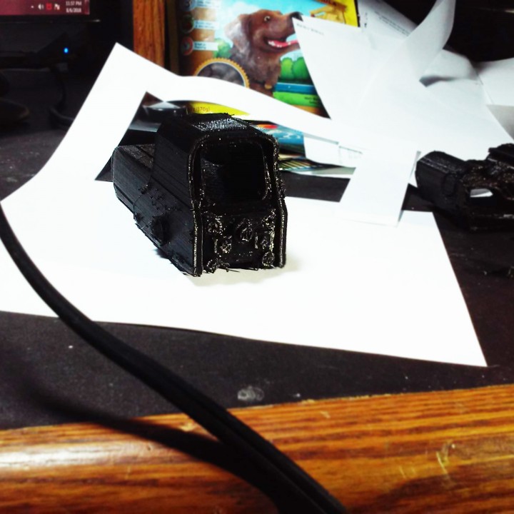 3D Printable Holographic Sight Replica by Rooker Crowe