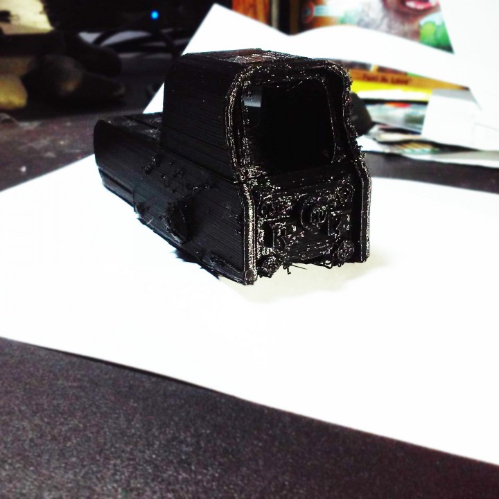 3D Printable Holographic Sight Replica by Rooker Crowe