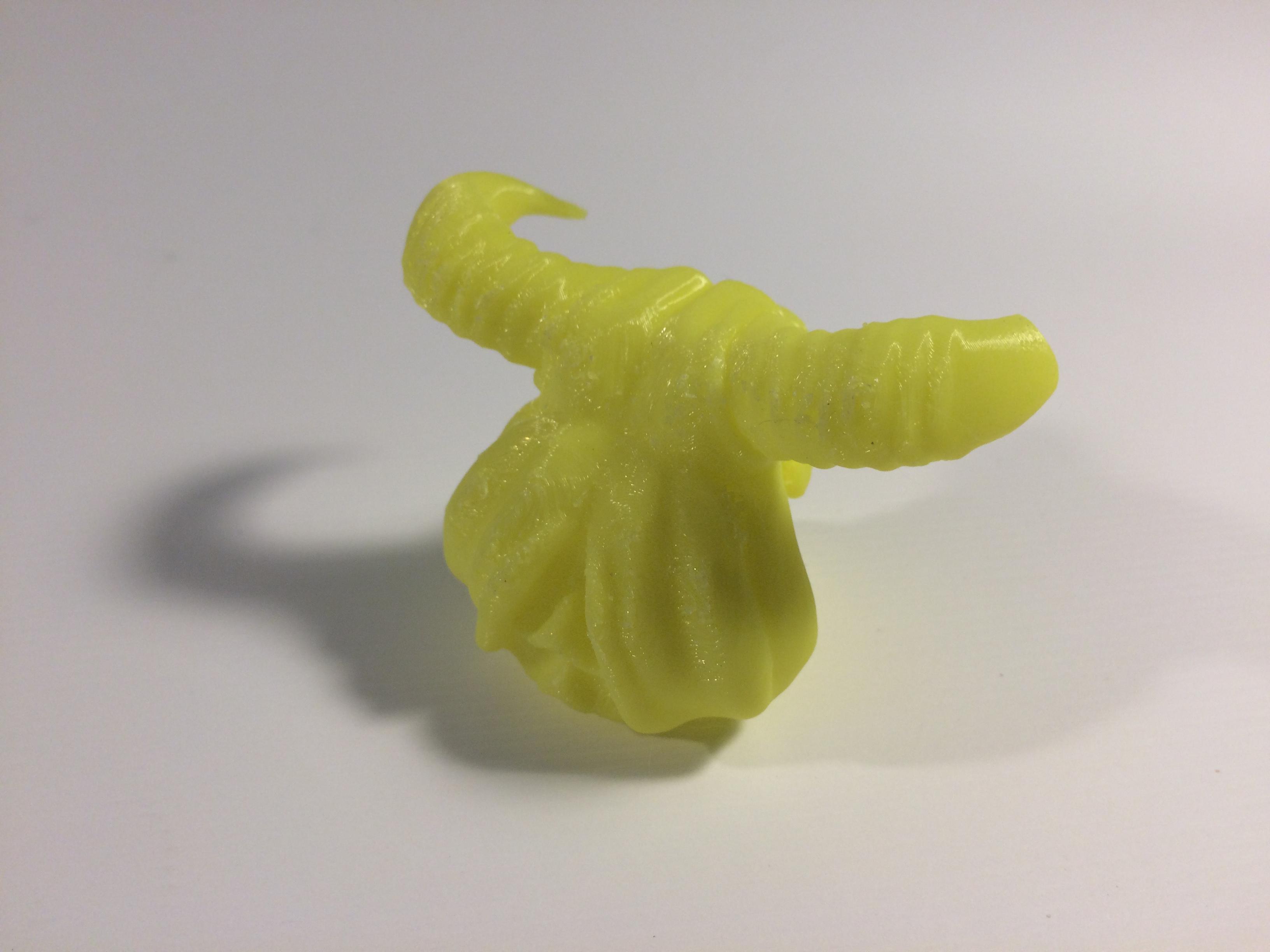 3D Printable doom demon head WIP by nicolas potiron