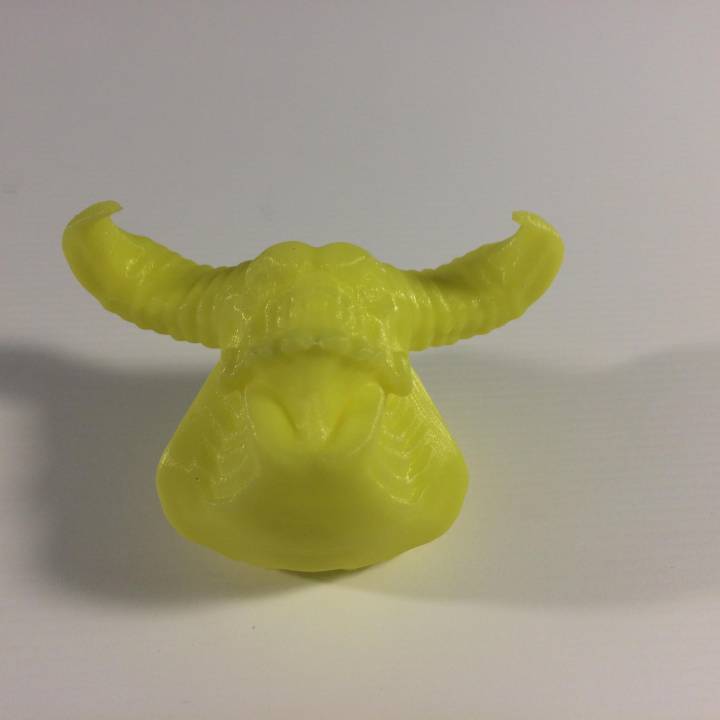 3D Printable doom demon head WIP by nicolas potiron