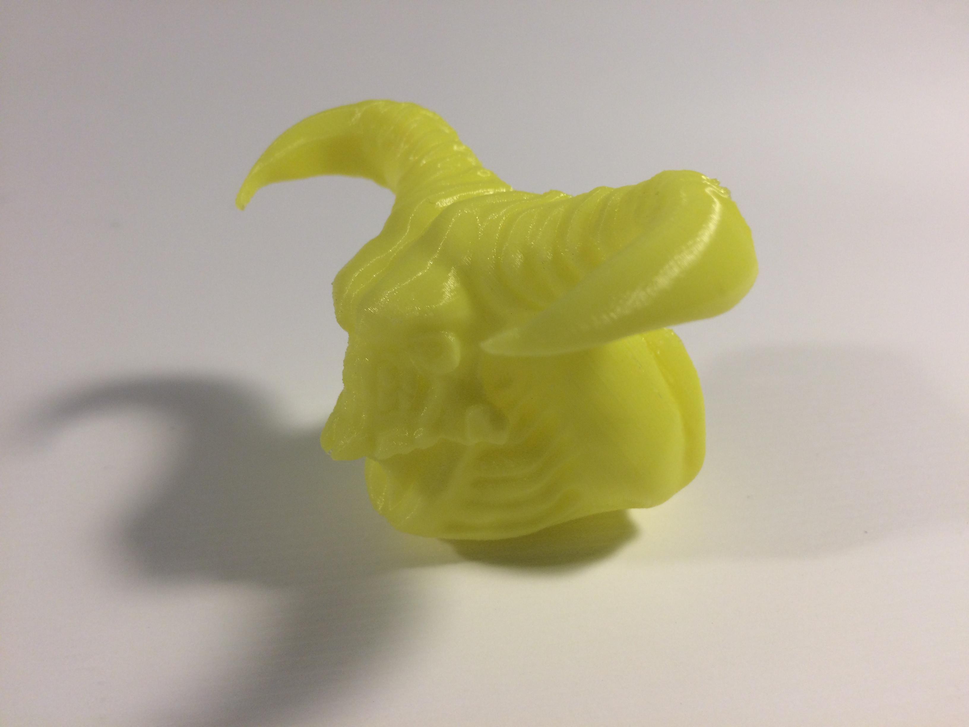 3D Printable doom demon head WIP by nicolas potiron