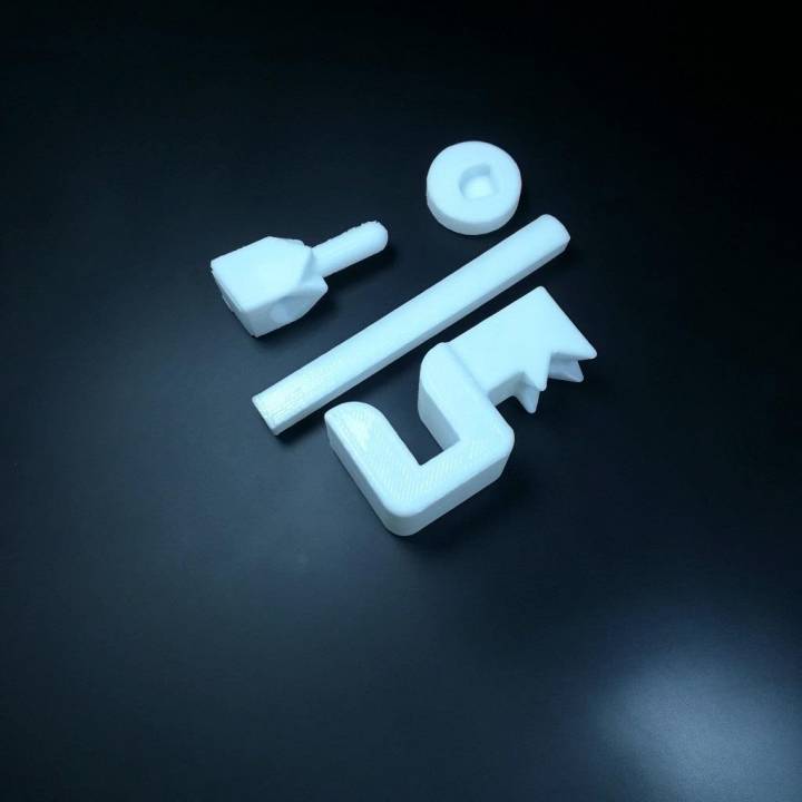 3D Printable 3D Printing Nerd Quick Pivot Filament Arm (older version ...