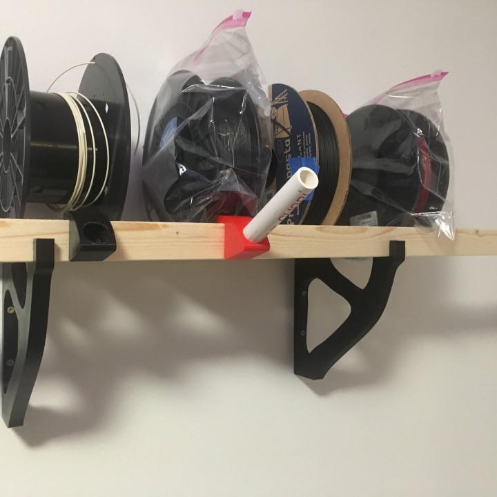 3D Printable Spool Hanger by Ryan Dickerhoff