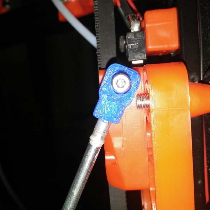 3D Printable flsun delta ball rod head sleeve buckle by Rafolica