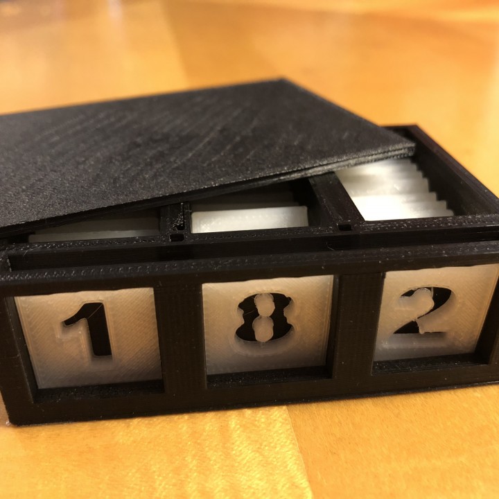 3D Printable Countdown Box by Jack