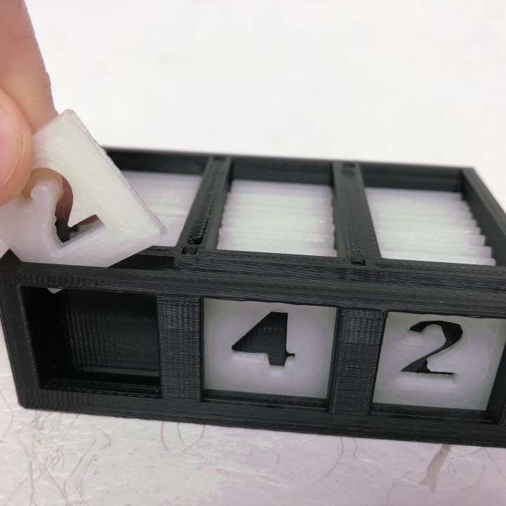 3D Printable Countdown Box by Jack