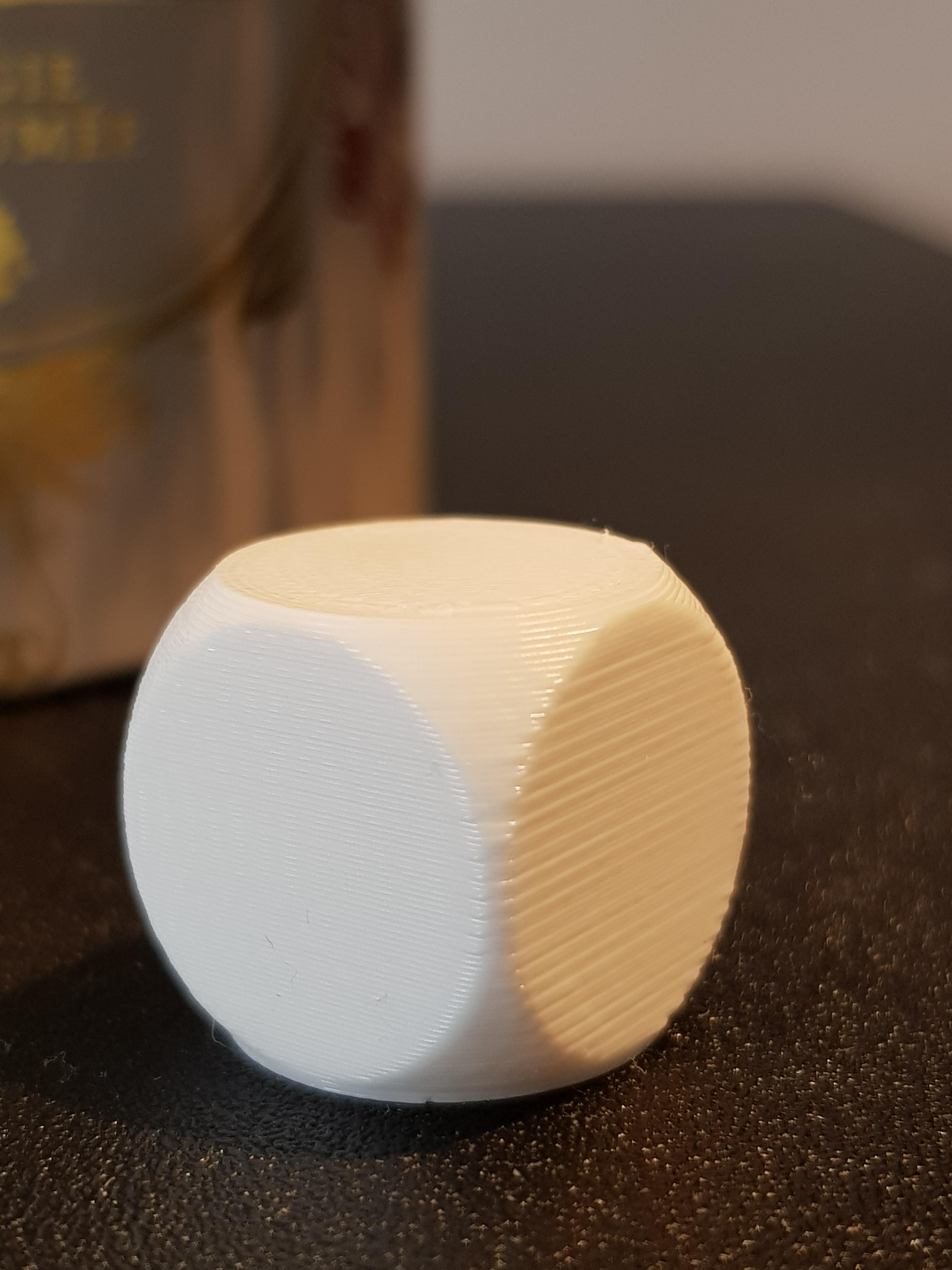3D Printable dice by Kurtis Dun