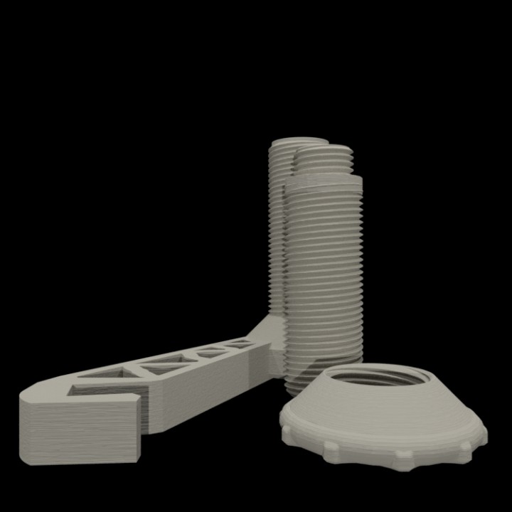 3D Printable Hanging Spool Holder by Scott Moose Chrisman