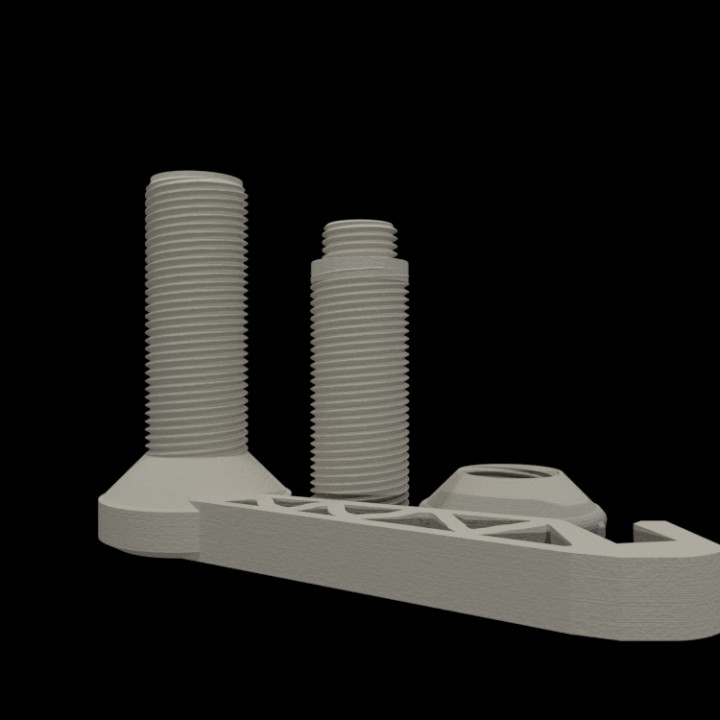 3D Printable Hanging Spool Holder by Scott Moose Chrisman