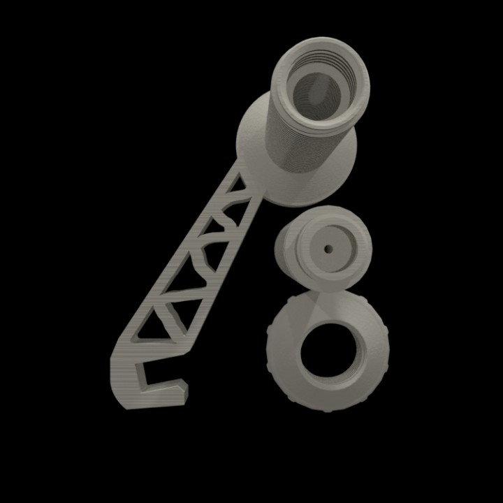 3D Printable Hanging Spool Holder by Scott Moose Chrisman