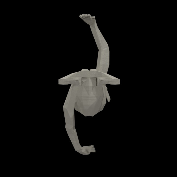 3D Printable Pinkey men filament guiders by Quillan Crowe