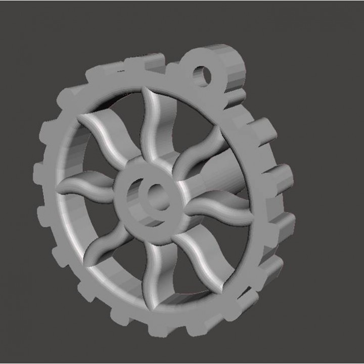 3D Printable RV Trailer retro window winder by Brian D Gale