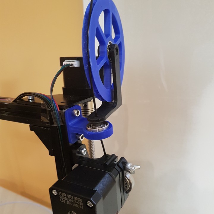 3D Printable Pulley design by Poorvesh Mistry
