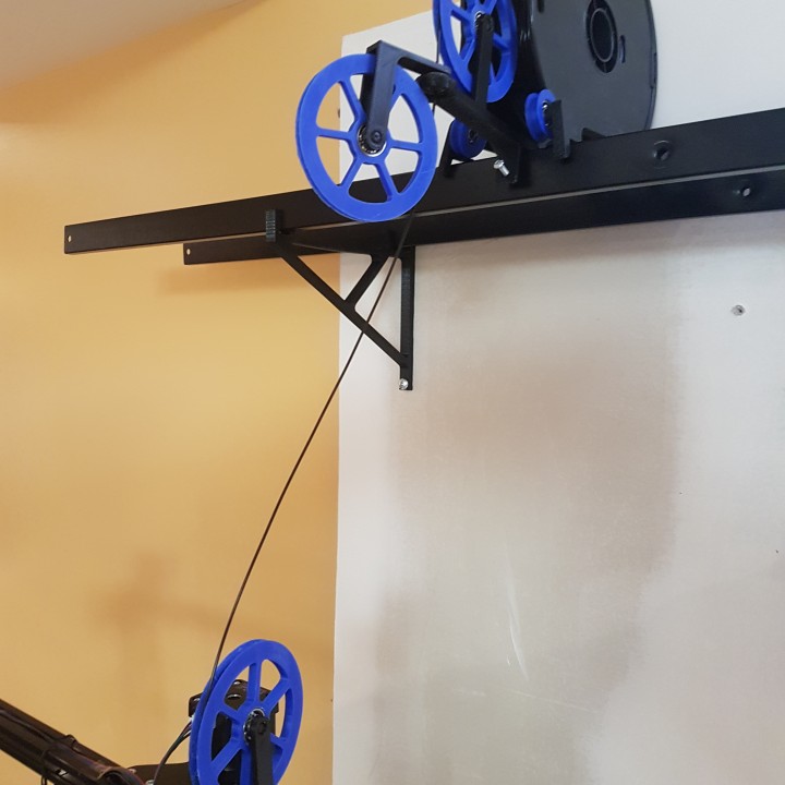 3D Printable Pulley design by Poorvesh Mistry