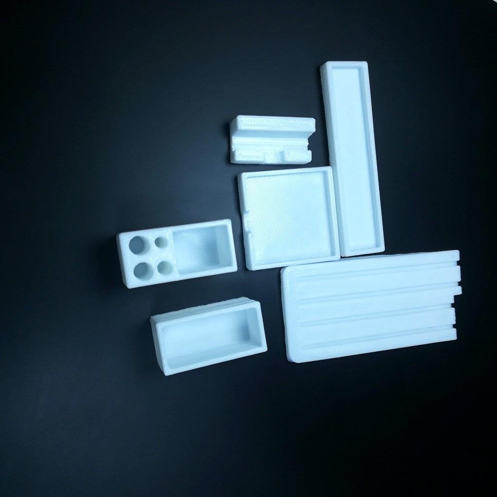 3D Printable Modular desktop organizer by Stephen Beck