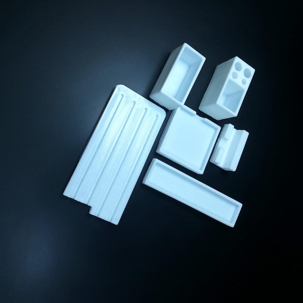 3D Printable Modular desktop organizer by Stephen Beck