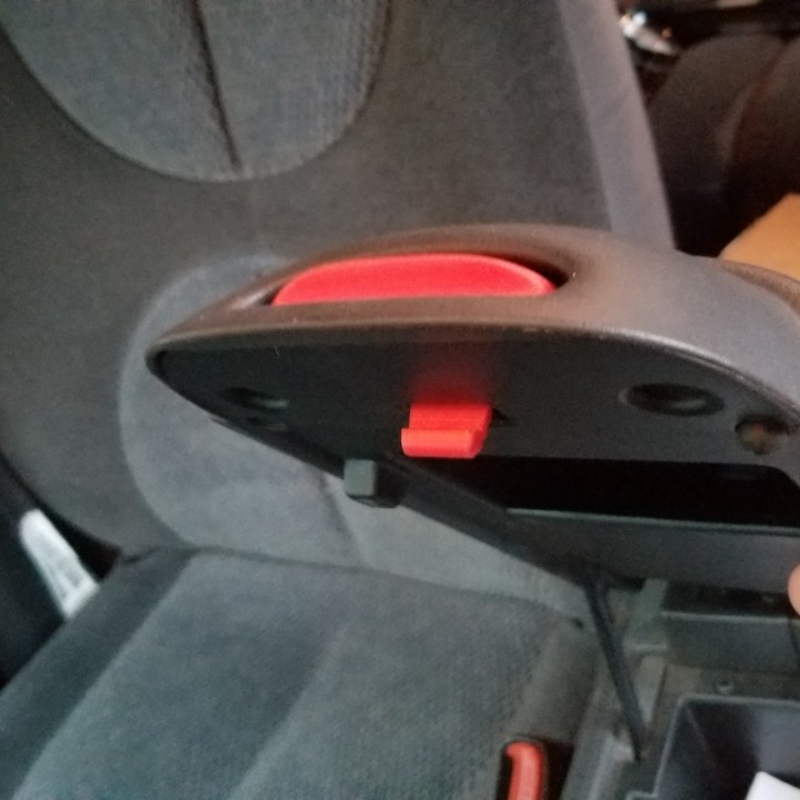3D Printable 2000 Dodge Durango center console latch/release by ...