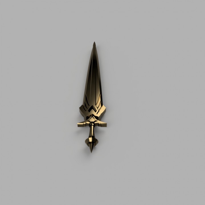 3D Printable Kayle sword from league of legends by mario alfonso
