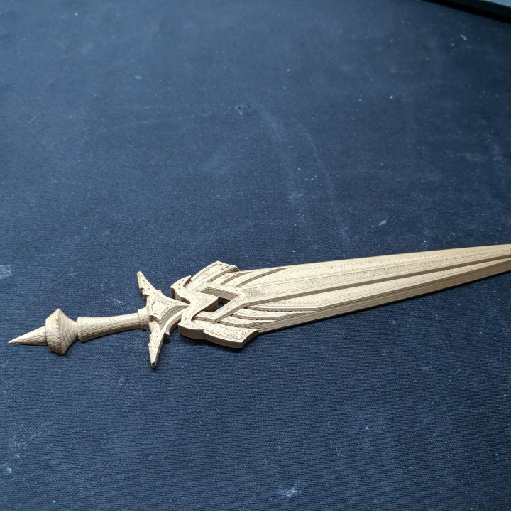 3D Printable Kayle sword from league of legends by mario alfonso