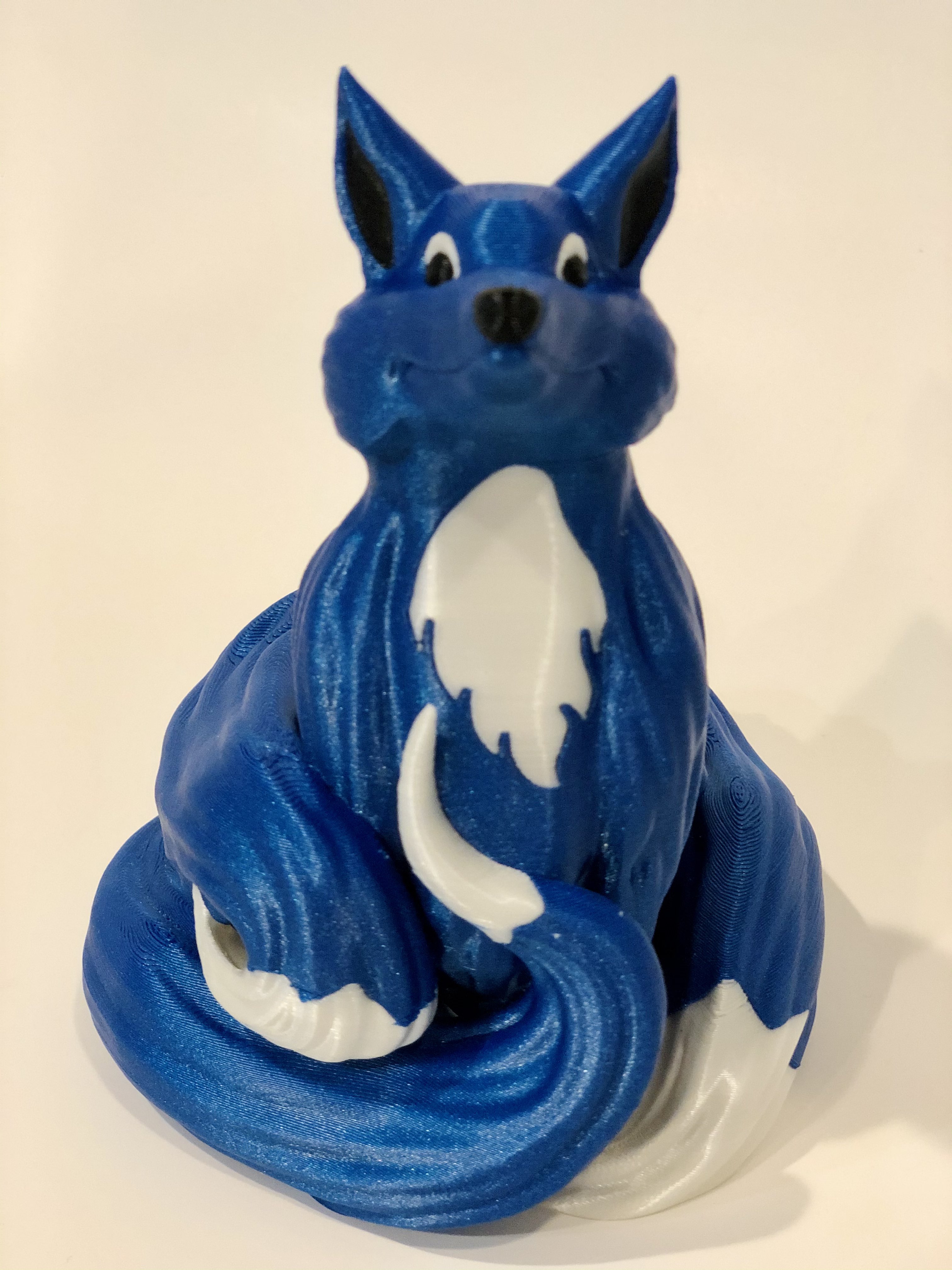 3D Printable Blink Fox (multi-material remix) by Roman Tyr
