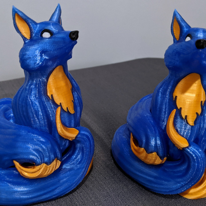 3D Print of Blink Fox (multi-material remix) by aavveenn