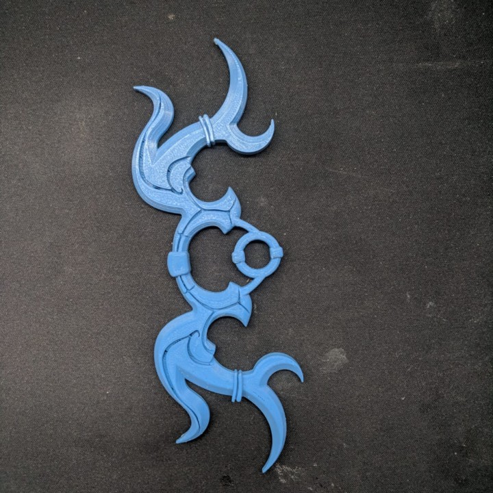3D Printable Kindred's sword from league of legends LoL by mario alfonso