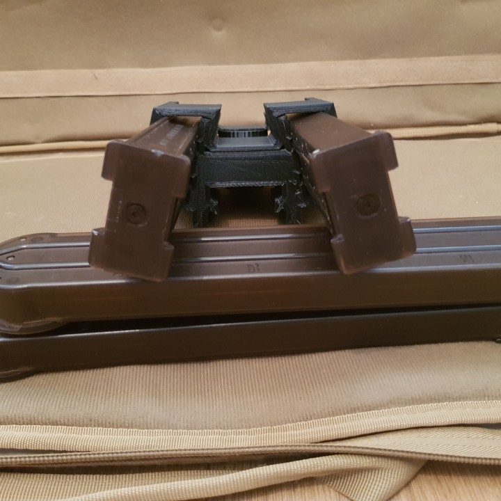 3D Printable Airsoft- AR-57 Dual P90 Magazine feeding system by Jason ...