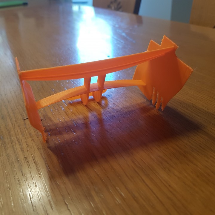 3D Printable F1 2018/2019 rear wing by Federico Redaelli