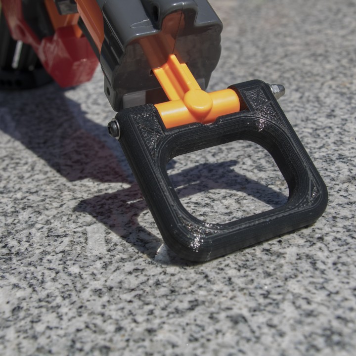 3D Printable Nerf Mega Bigshock Pullstrap by Simon Haase