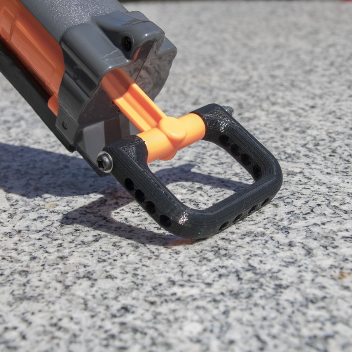 3D Printable Nerf Mega Bigshock Pullstrap by Simon Haase