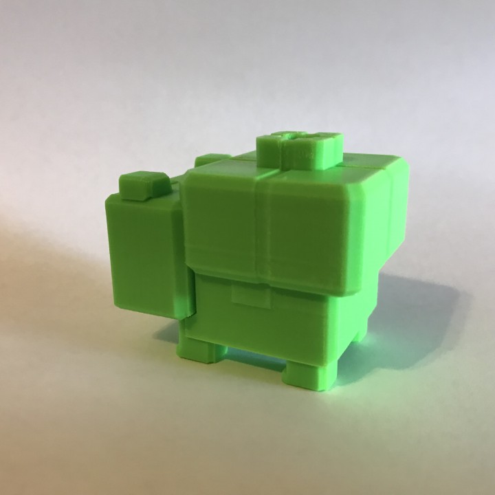 3D Printable Pokémon Quest - Bulbasaur by James M. Drachenberg