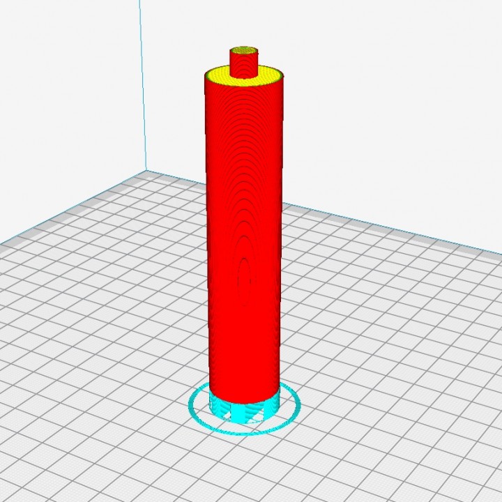 3D Printable Rotating Spool Holder for Shelf's by Sean Marr